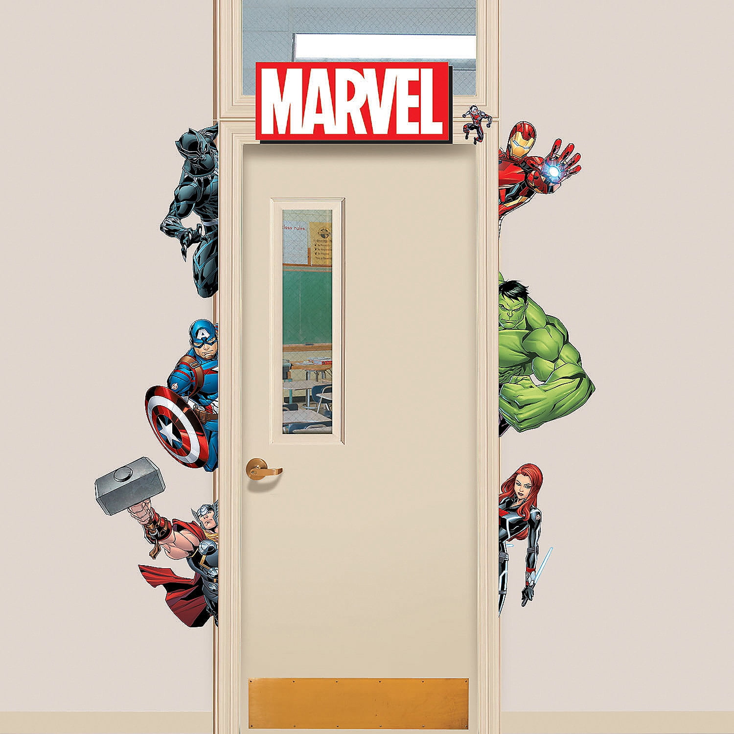 Marvel™ Superhero Door Border, Educational, Party Supplies, 8 Pieces ...