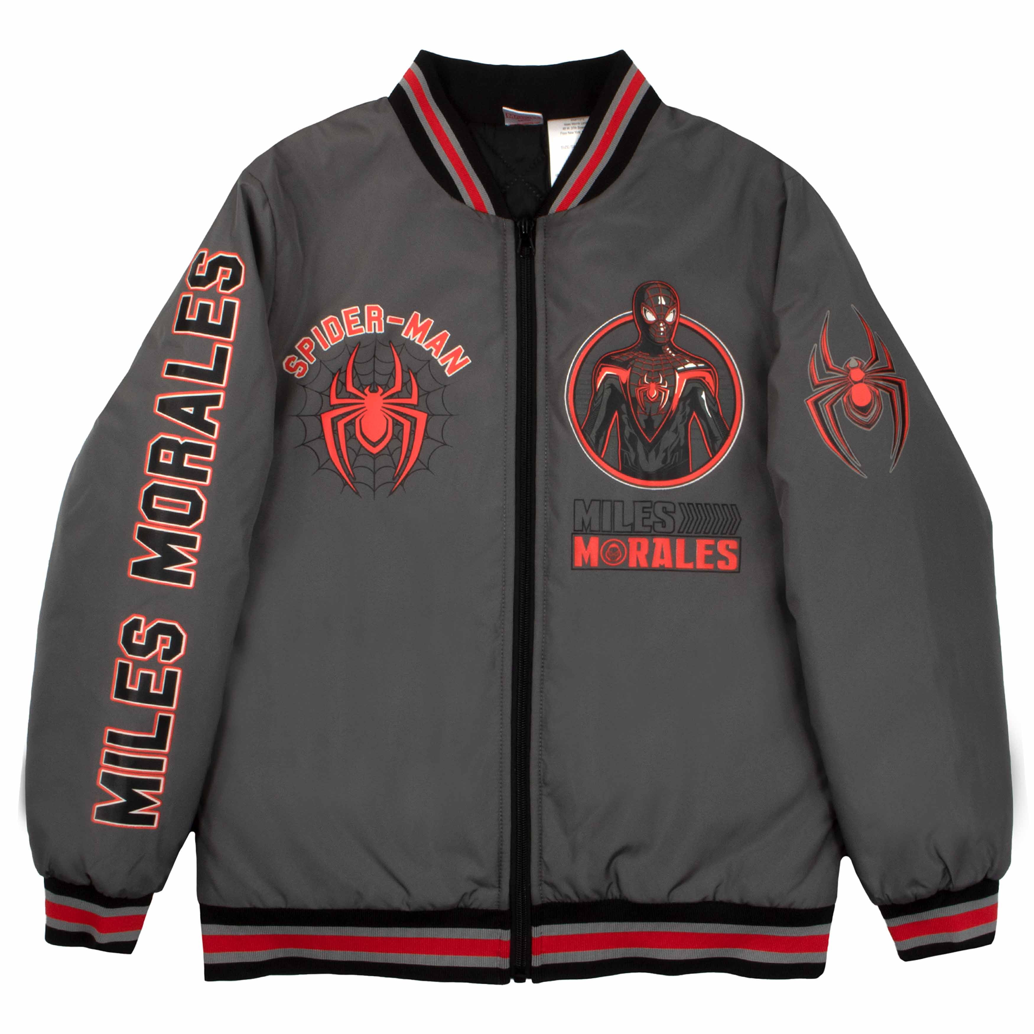 Marvel Superheroes Bomber Jacket for Boys, Avengers and Spider-Man ...