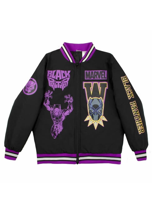 Marvel Venom Varsity Bomber Jackets for Boys Venom Logo Graphic Print ...