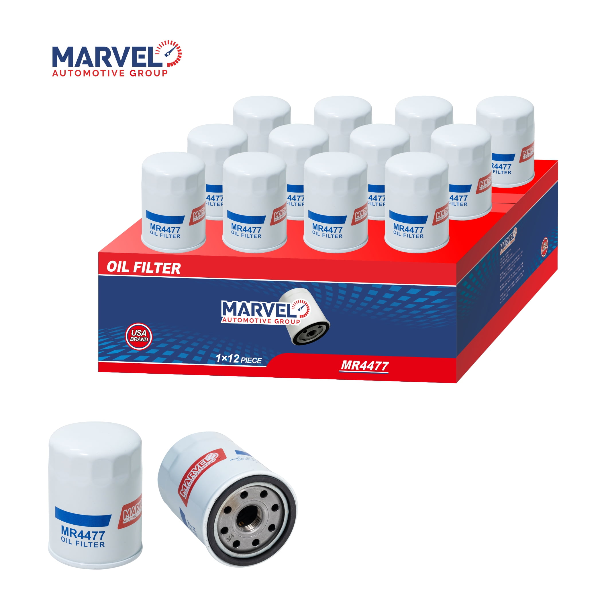Marvel Synthetic Oil Filter MR4477 (9091503001; OF1009) Fits Toyota ...