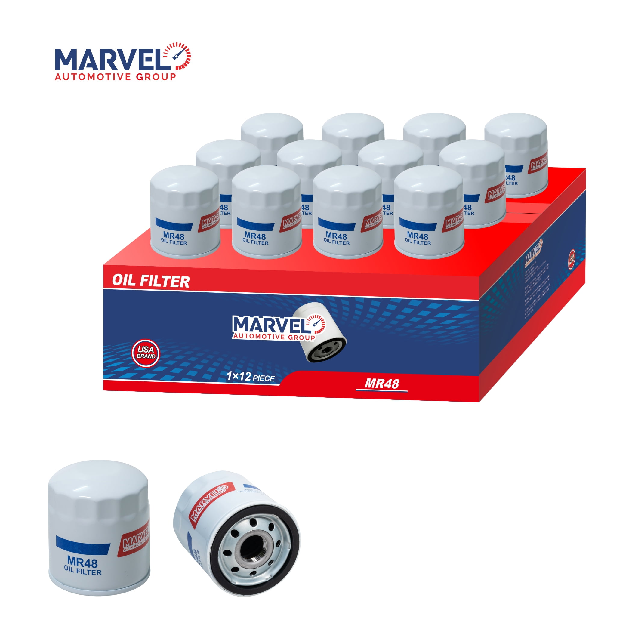 Marvel Synthetic Oil Filter MR48 (89017524; OF1035) for Chevrolet ...