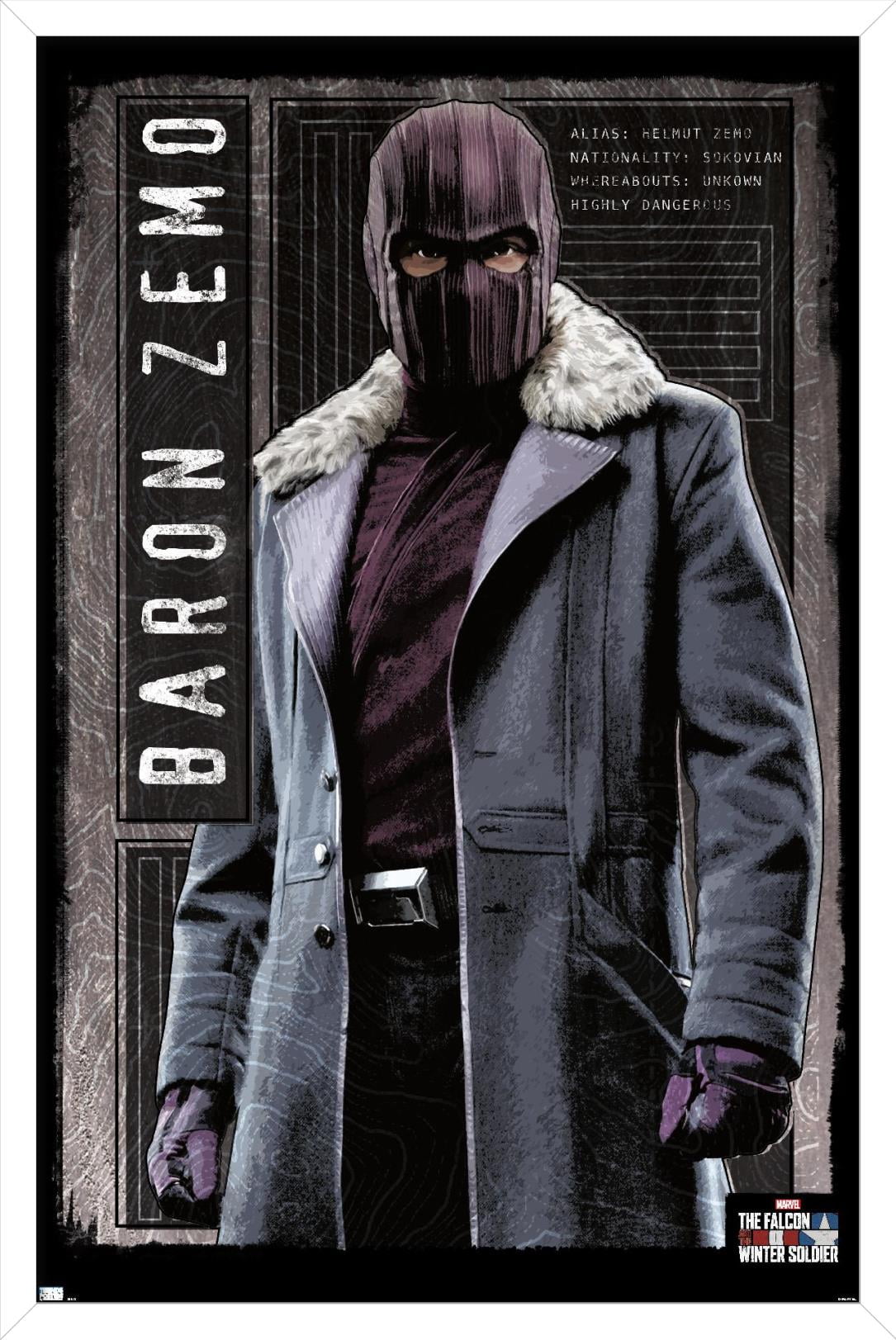 Marvel TeleVision Falcon and Winter Soldier - Baron Zemo Wall Poster ...