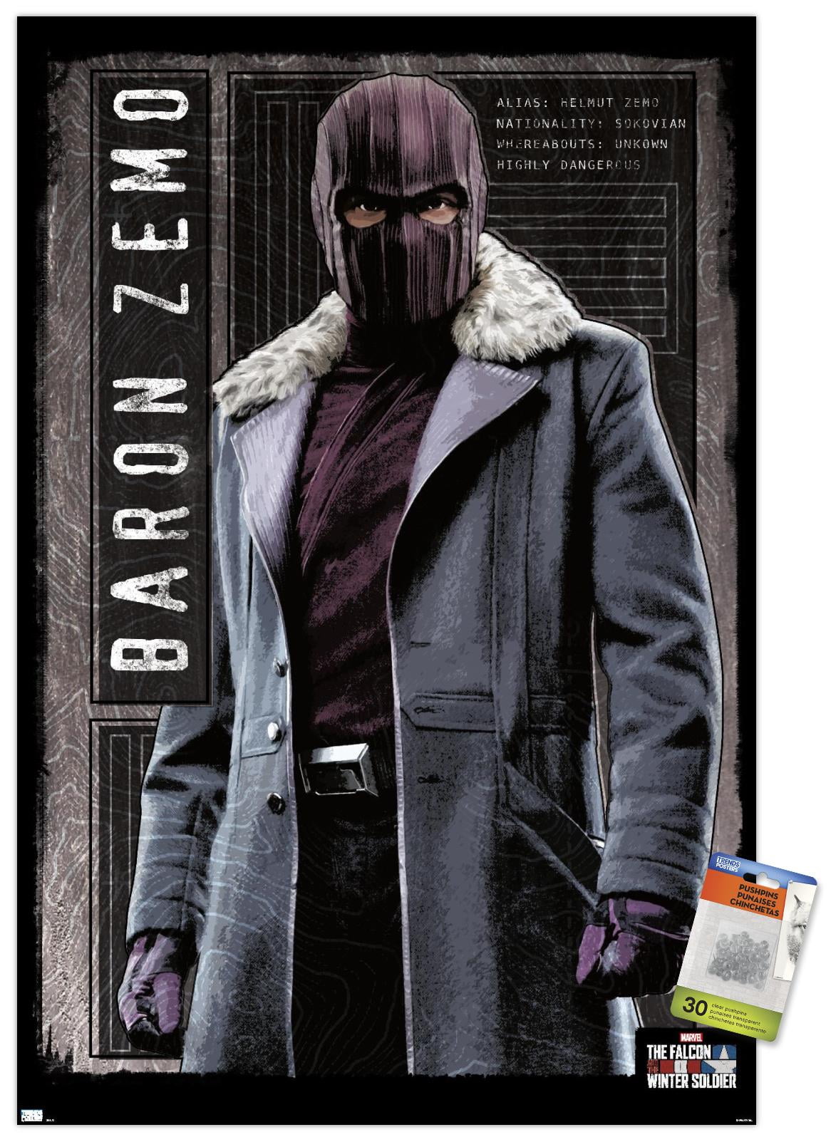Marvel TeleVision Falcon and Winter Soldier - Baron Zemo Wall Poster ...