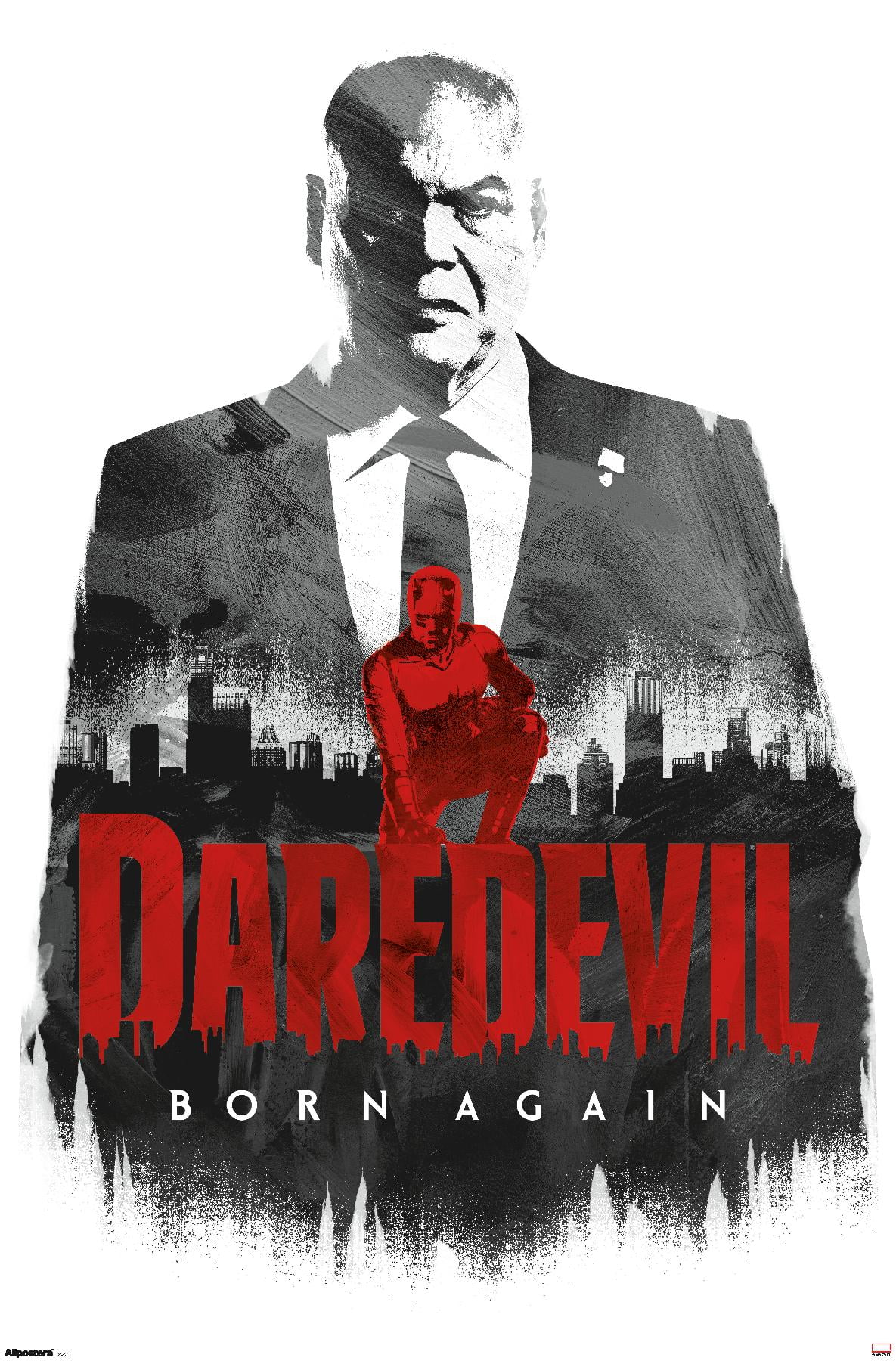 Marvel Television's Daredevil: Born Again - Logo Wall Poster, 22.375" x ...