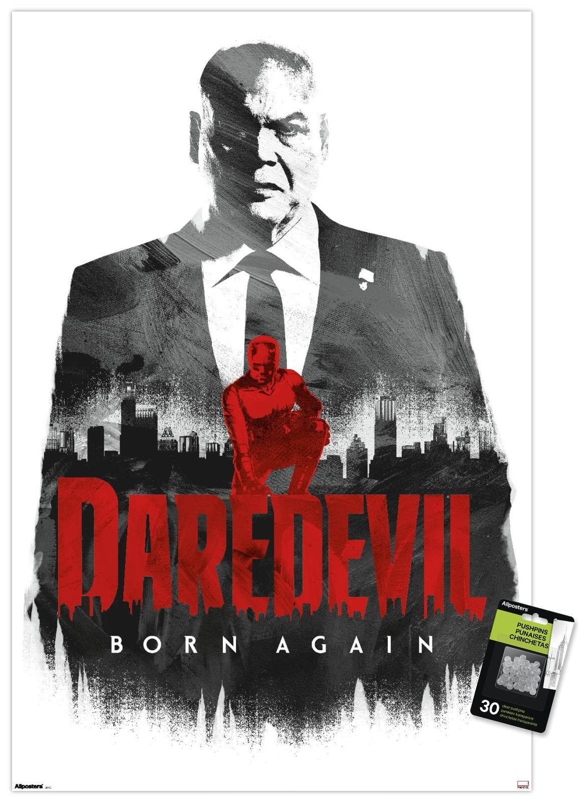 Marvel Television's Daredevil: Born Again - Logo Wall Poster with ...