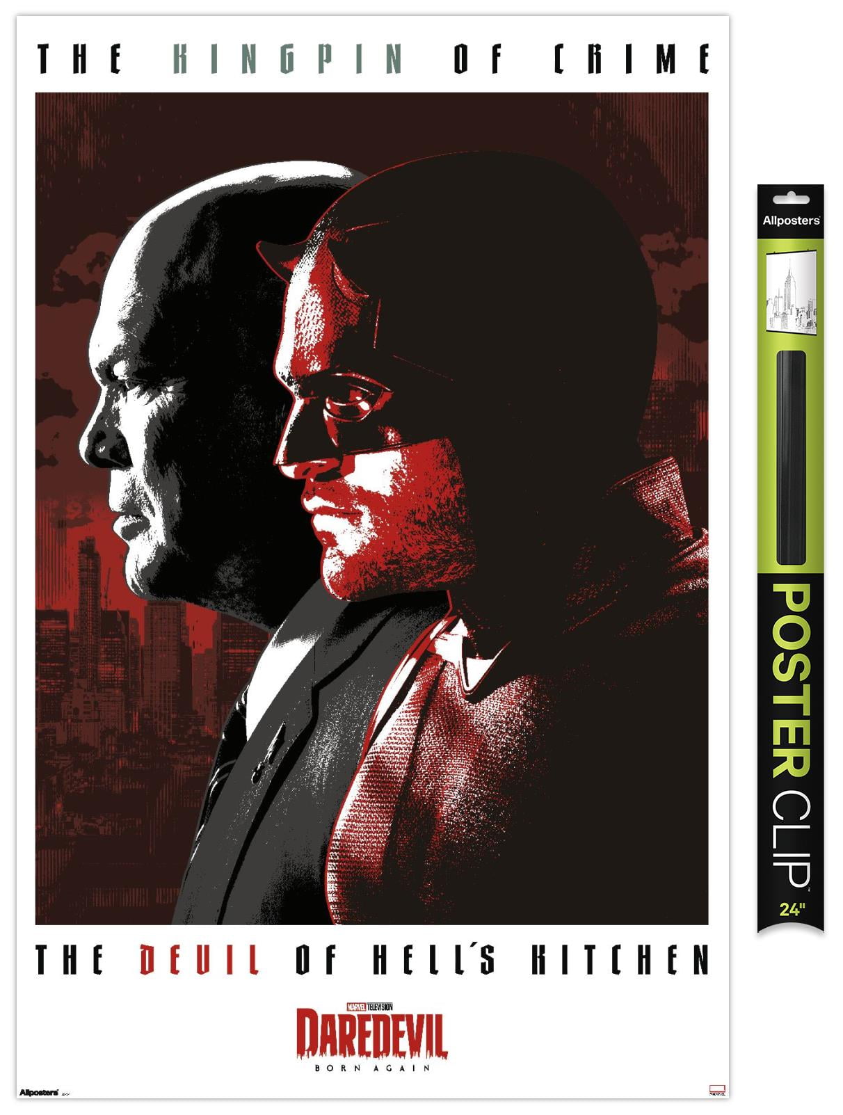 Marvel Television's Daredevil: Born Again - The Kingpin and The Devil Wall Poster, 22.375" x 34 ...