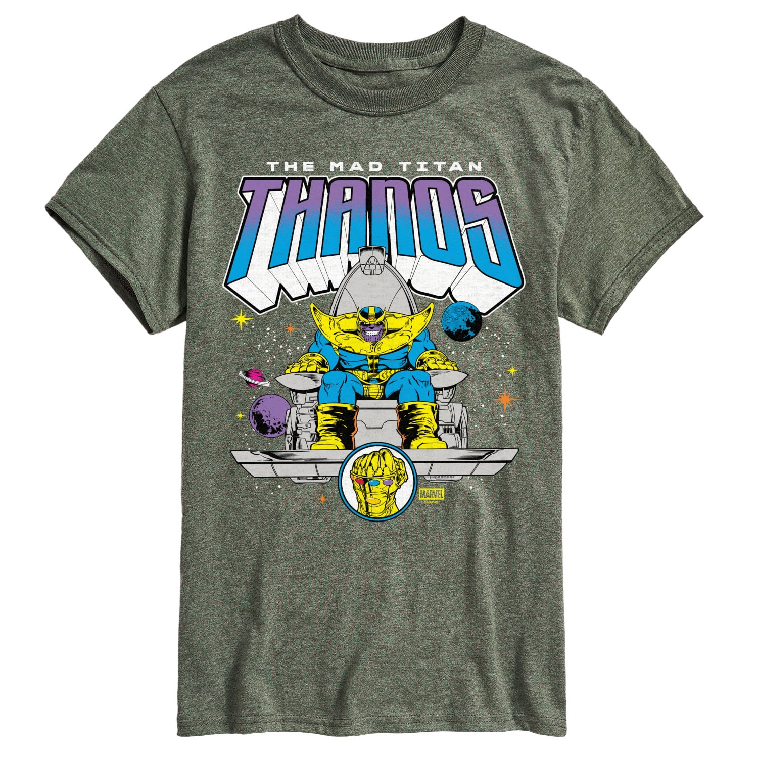 Marvel - Thanos Mad Titan - Men's Short Sleeve Graphic T-Shirt ...