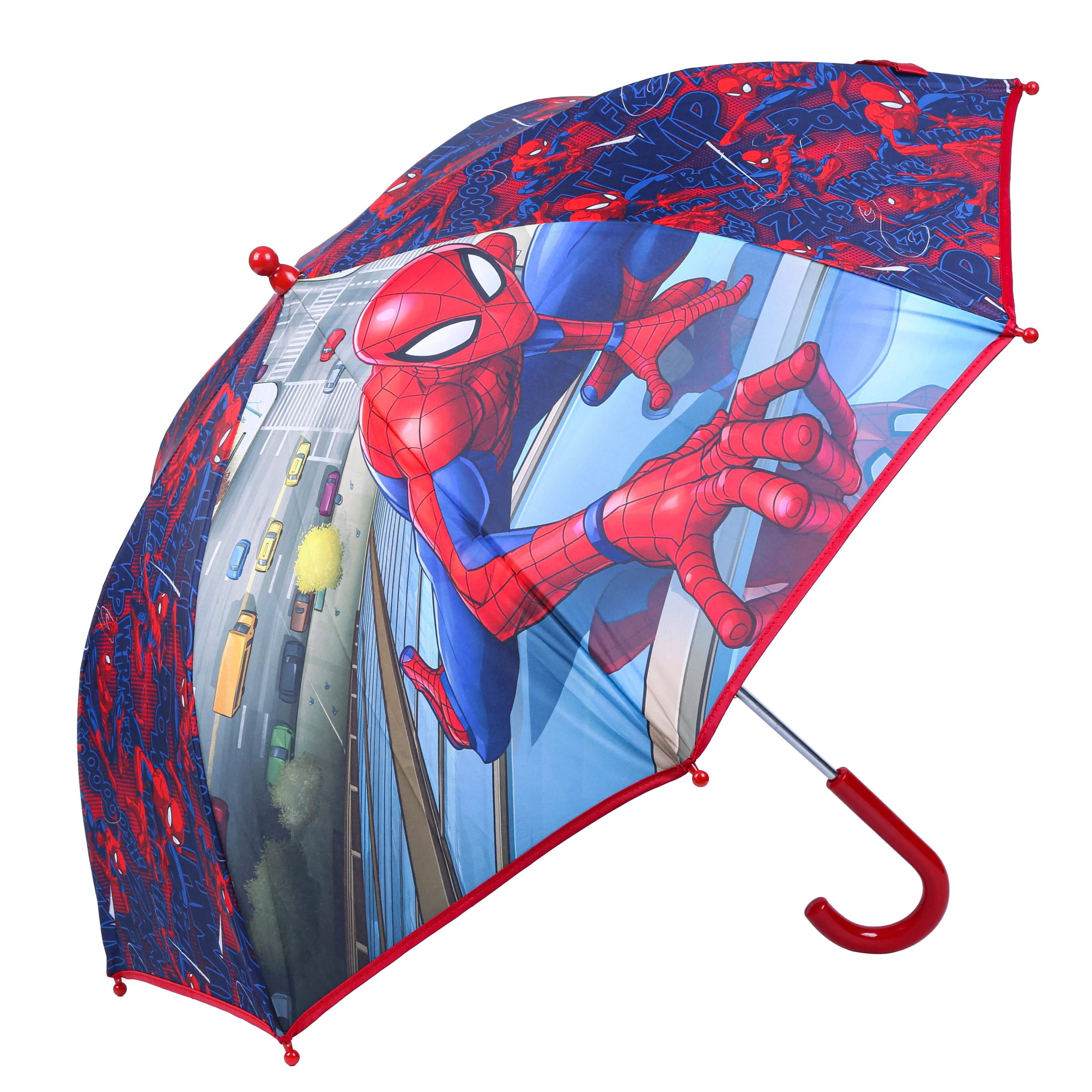 Marvel The Amazing Spider-Man Climbing Over the Street Cartoon Stick ...