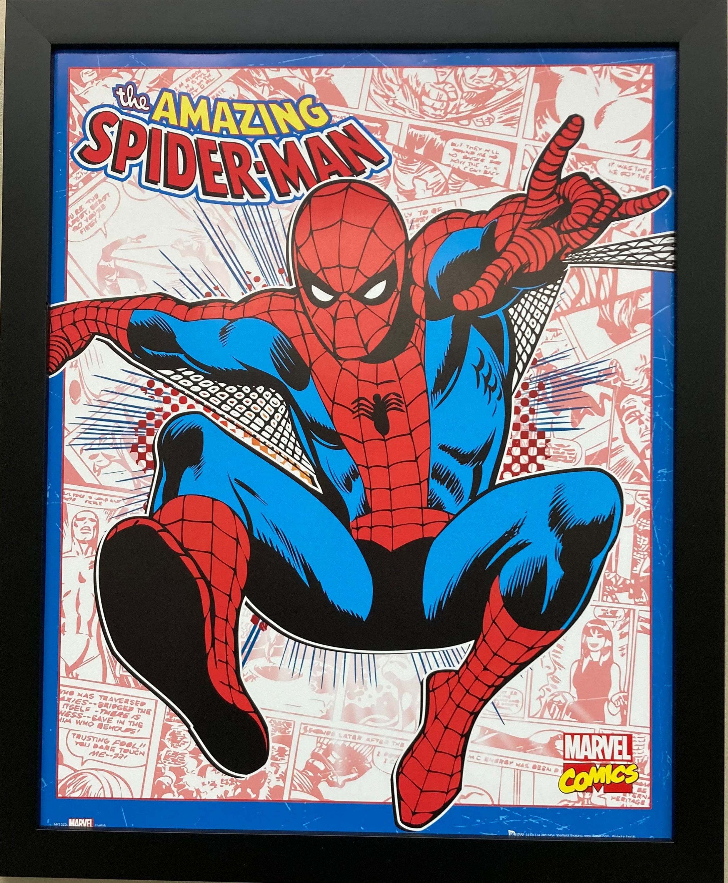 Marvel "The Amazing Spider-Man" Framed Mini Poster Art Generic ...