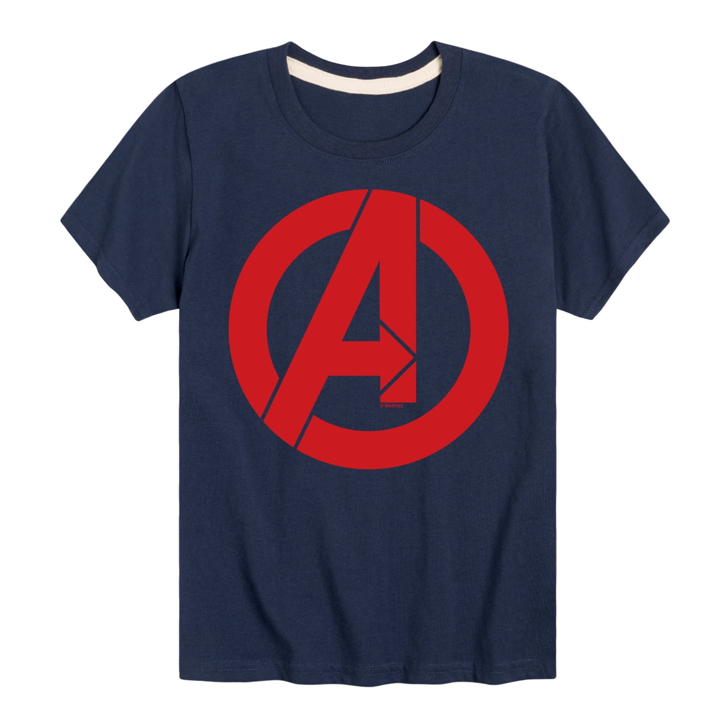 Marvel The Avengers - A Logo - Toddler And Youth Short Sleeve Graphic T ...