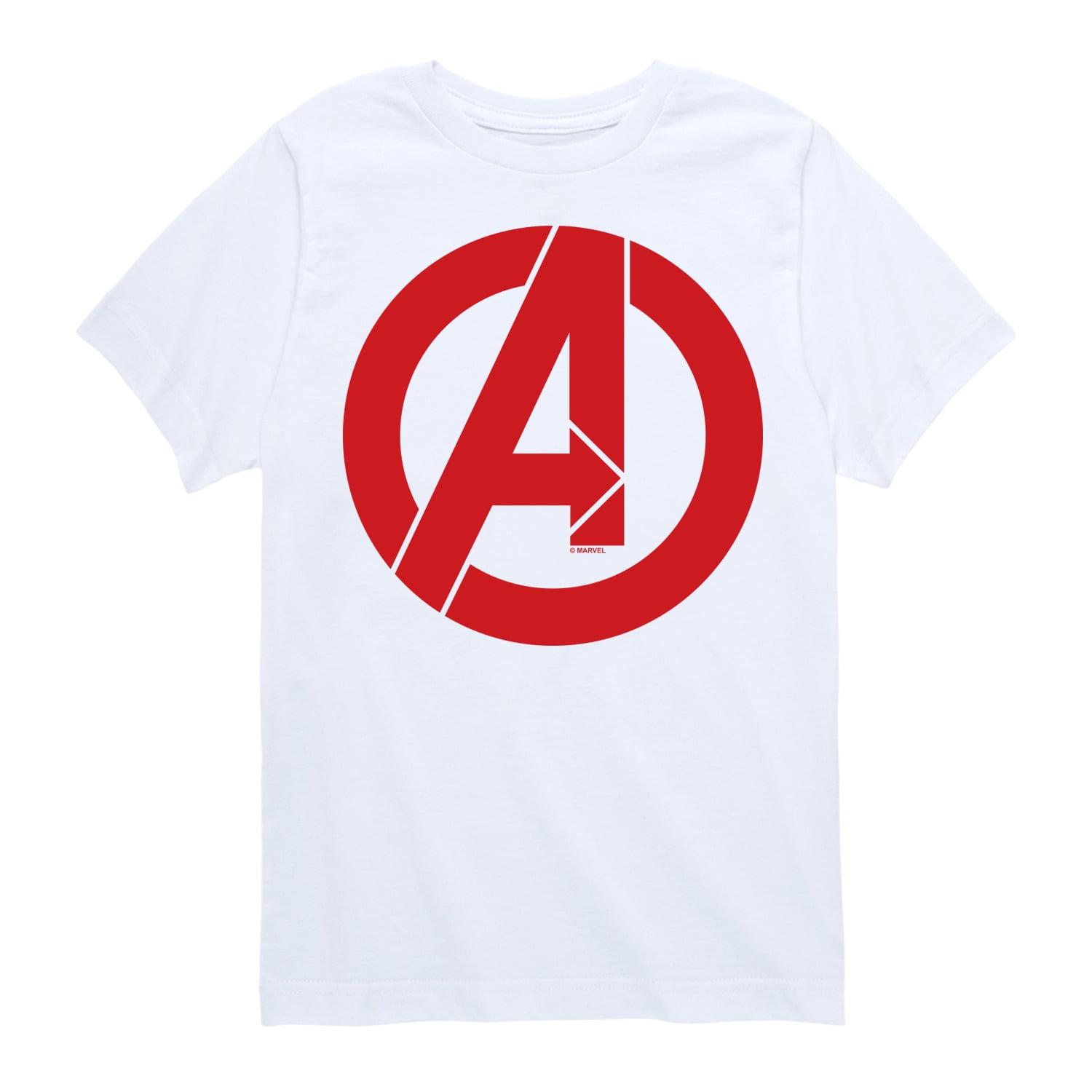 Marvel The Avengers - A Logo - Toddler And Youth Short Sleeve Graphic T ...
