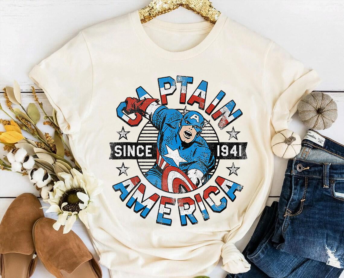 Marvel The Avengers Captain America Shirt, Superhero Since 1941 MCU ...