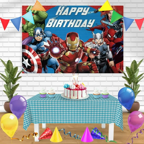 Iron Man Party Decorations in Iron Man Party Supplies - Walmart.com