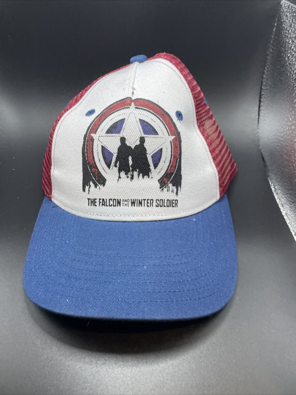 Marvel The Falcon and The Winter Soldier Trucker Hat, Cotton Men's ...