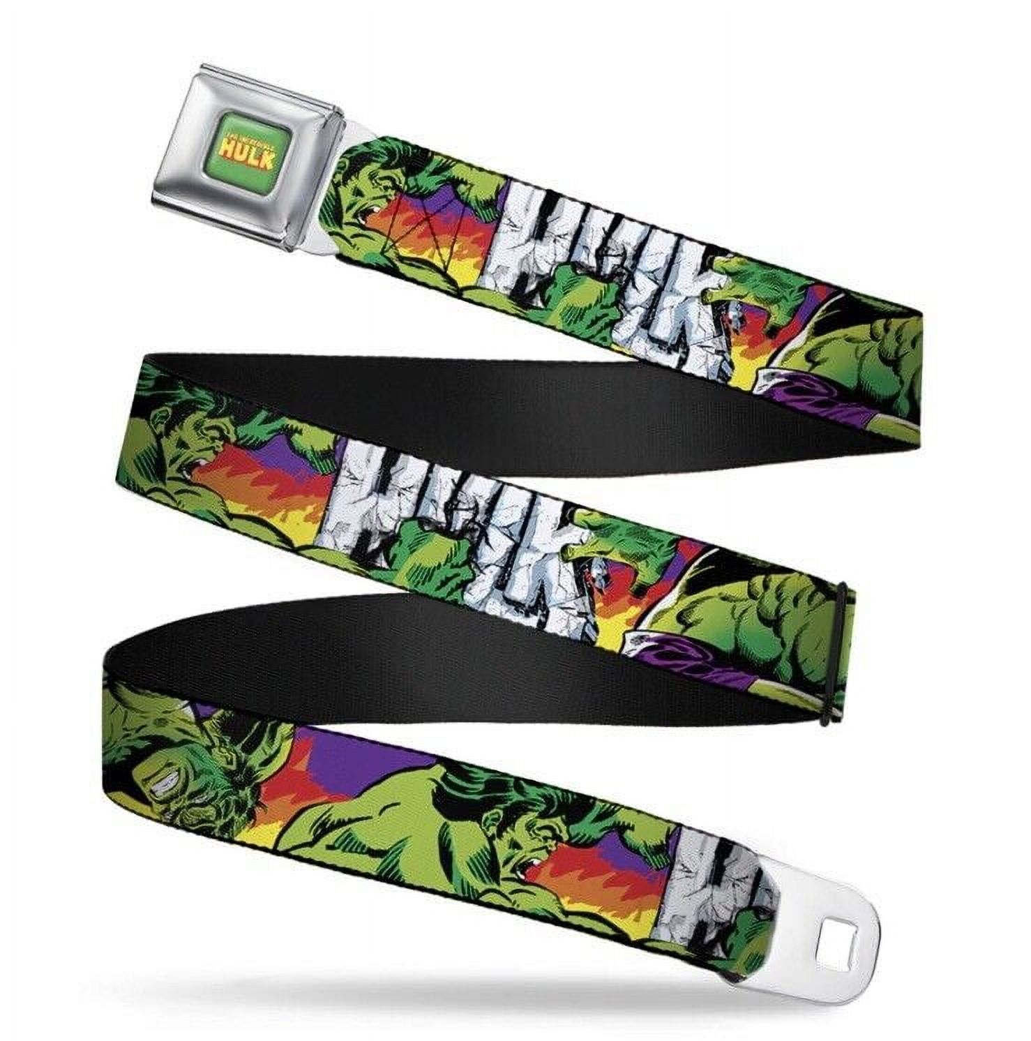 Marvel The Incredible Hulk Seatbelt Belt - Stomping/Punching HULK ...
