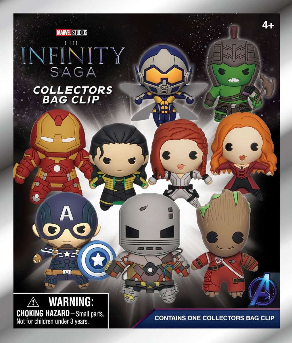 Marvel Avengers Infinity Saga 3D Figural Bag Clip - Toy Mystery Blind ...