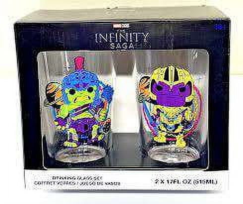 Marvel The Infinity Saga Hulk & Thanos Glass Set - Walmart.com