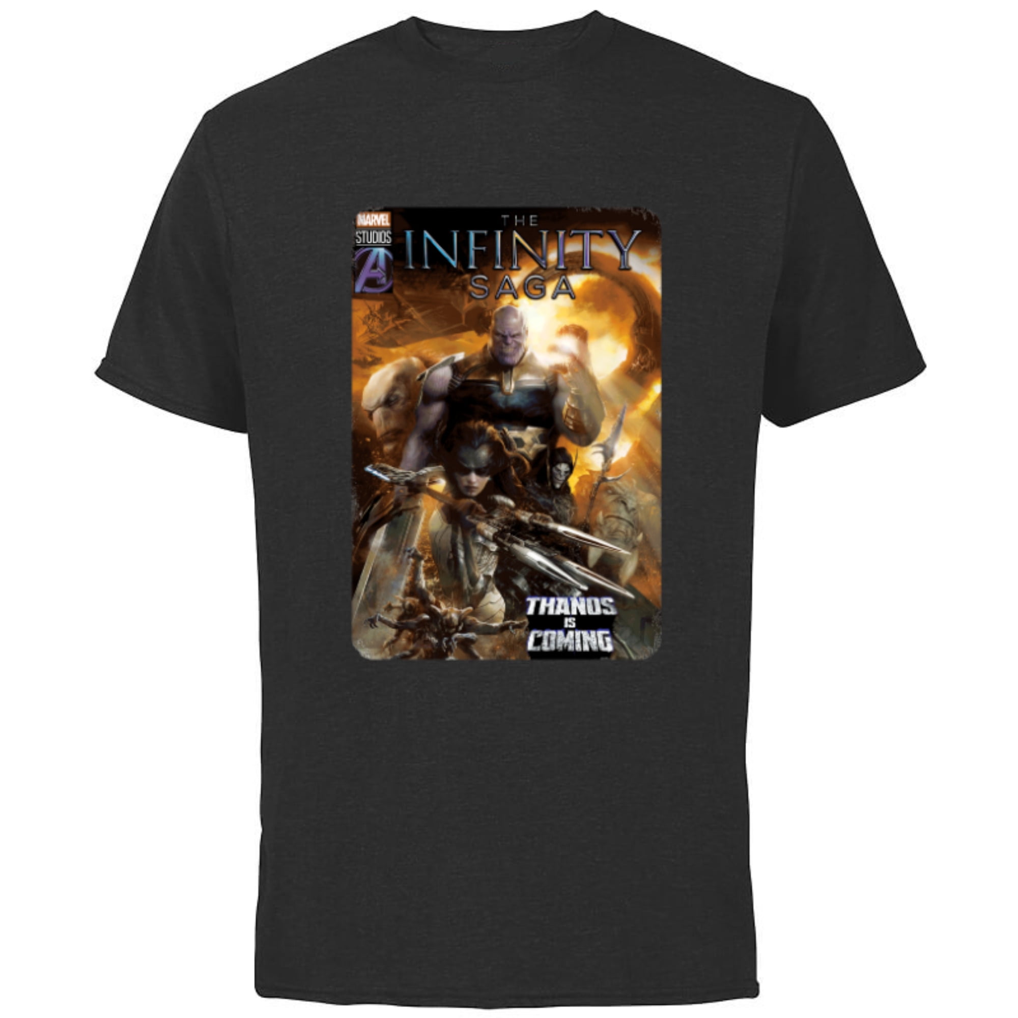 Marvel The Infinity Saga Thanos is Coming Comic Cover - Short Sleeve ...