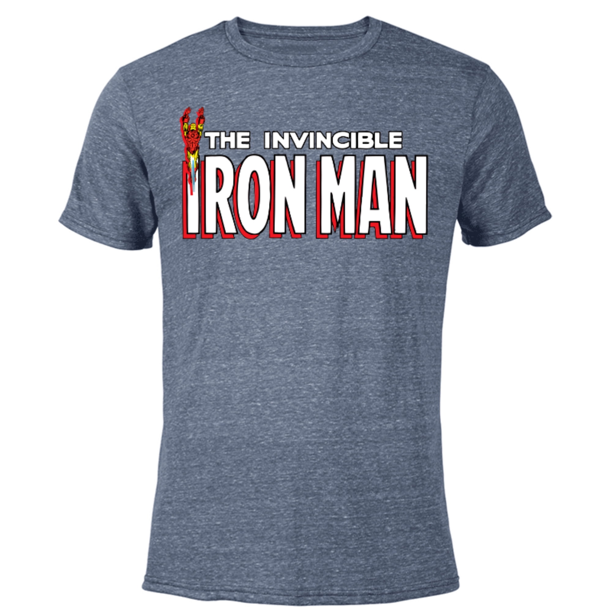 Marvel The Invincible Iron Man Retro Comic Book - Short Sleeve Blended ...