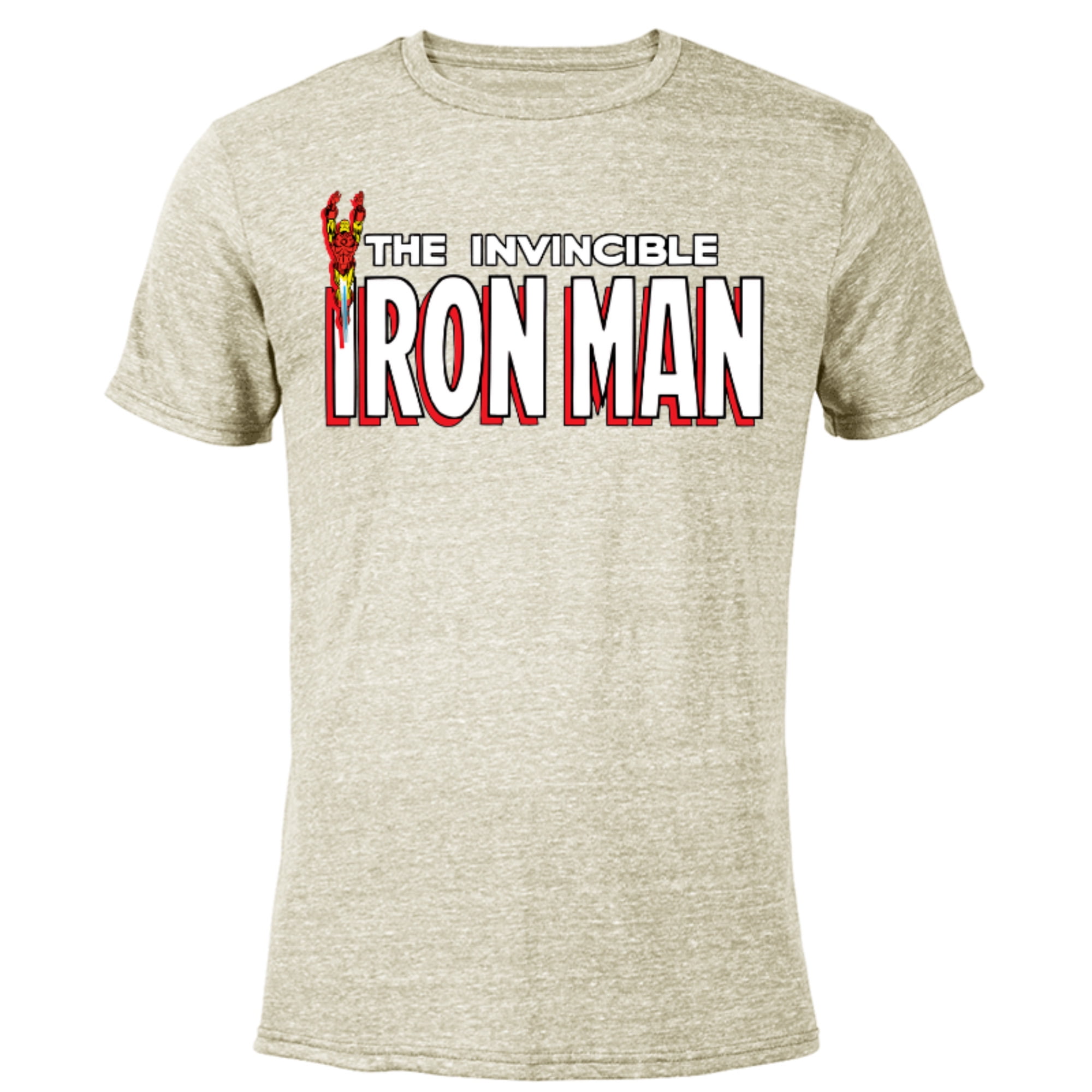 Marvel The Invincible Iron Man Retro Comic Book - Short Sleeve Blended ...
