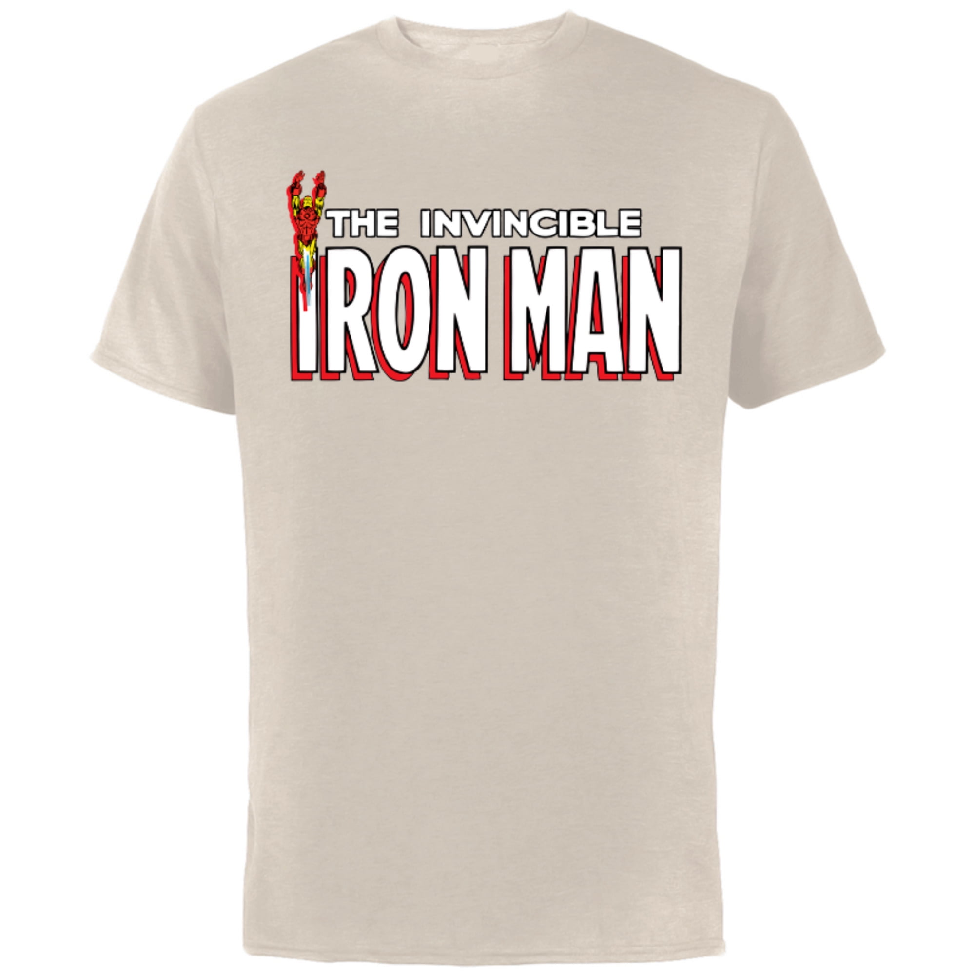 Marvel The Invincible Iron Man Retro Comic Book - Short Sleeve Cotton T ...