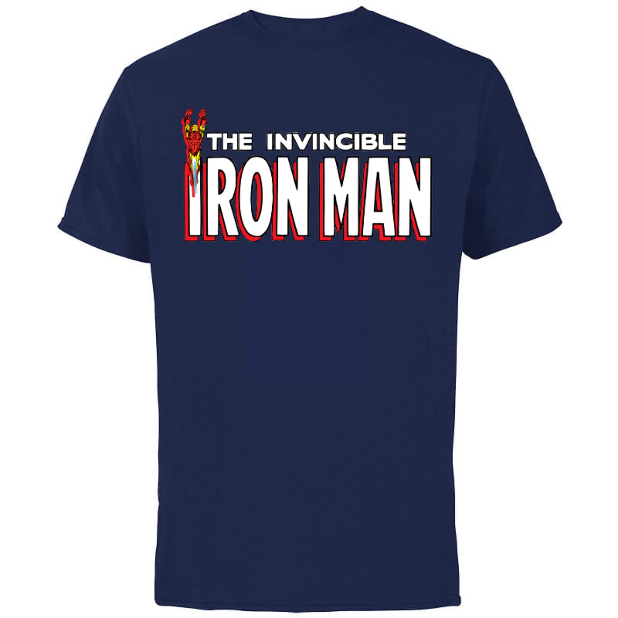Marvel The Invincible Iron Man Retro Comic Book - Short Sleeve Cotton T ...