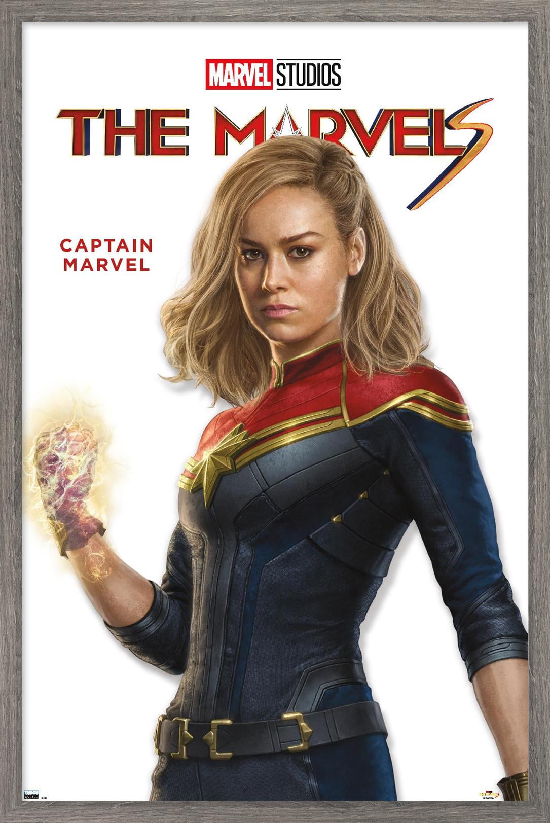 Marvel The Marvels - Captain Marvel Feature Series Wall Poster, 14.725 ...