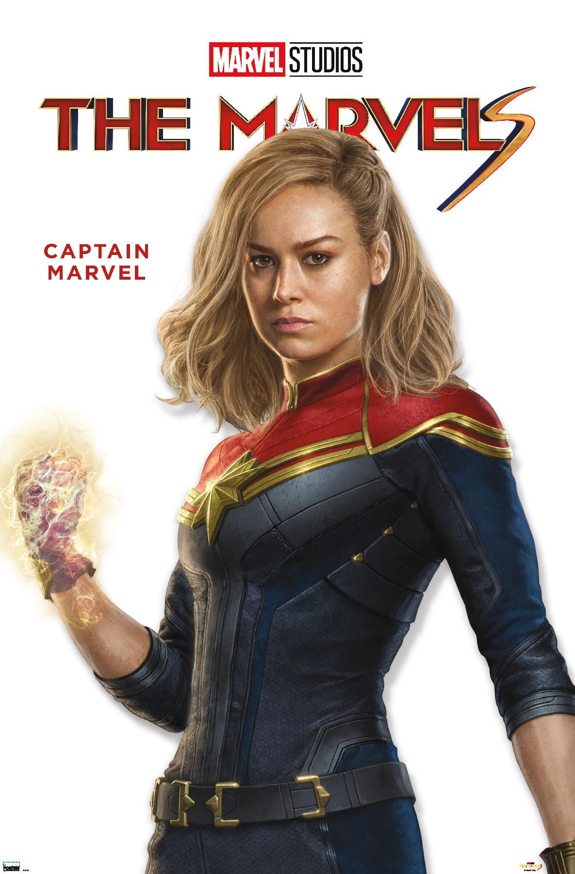 Marvel The Marvels - Captain Marvel Feature Series Wall Poster, 22.375 ...