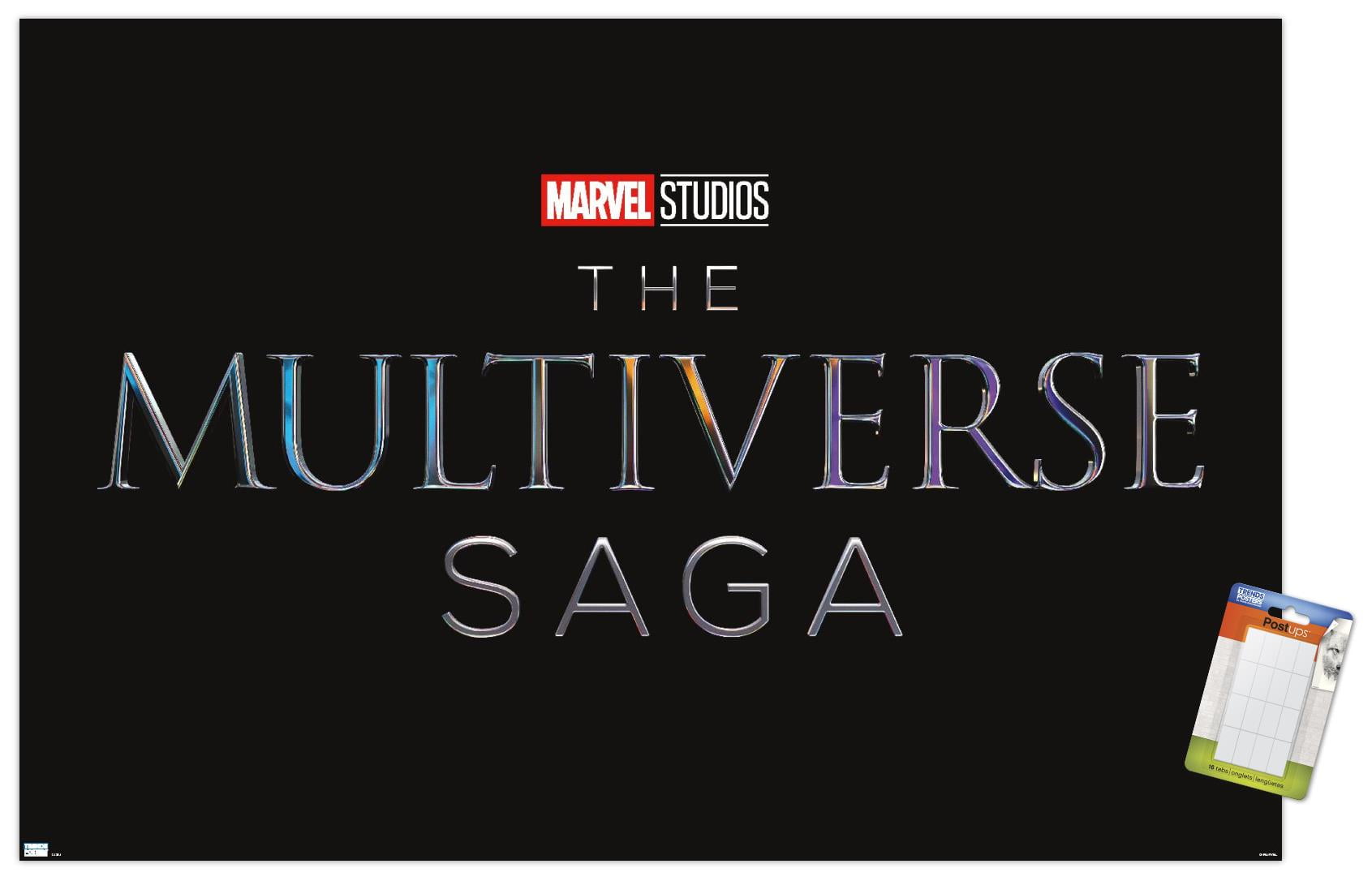 Marvel The Multiverse Saga - Logo Wall Poster, 14.725" x 22.375 ...