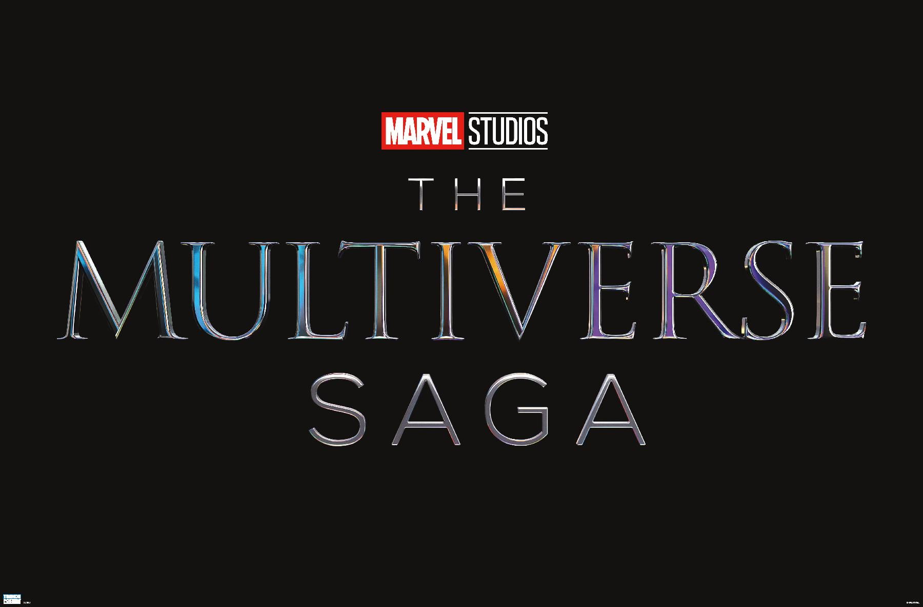 Marvel The Multiverse Saga - Logo Wall Poster, 22.375" x 34" - Walmart.com