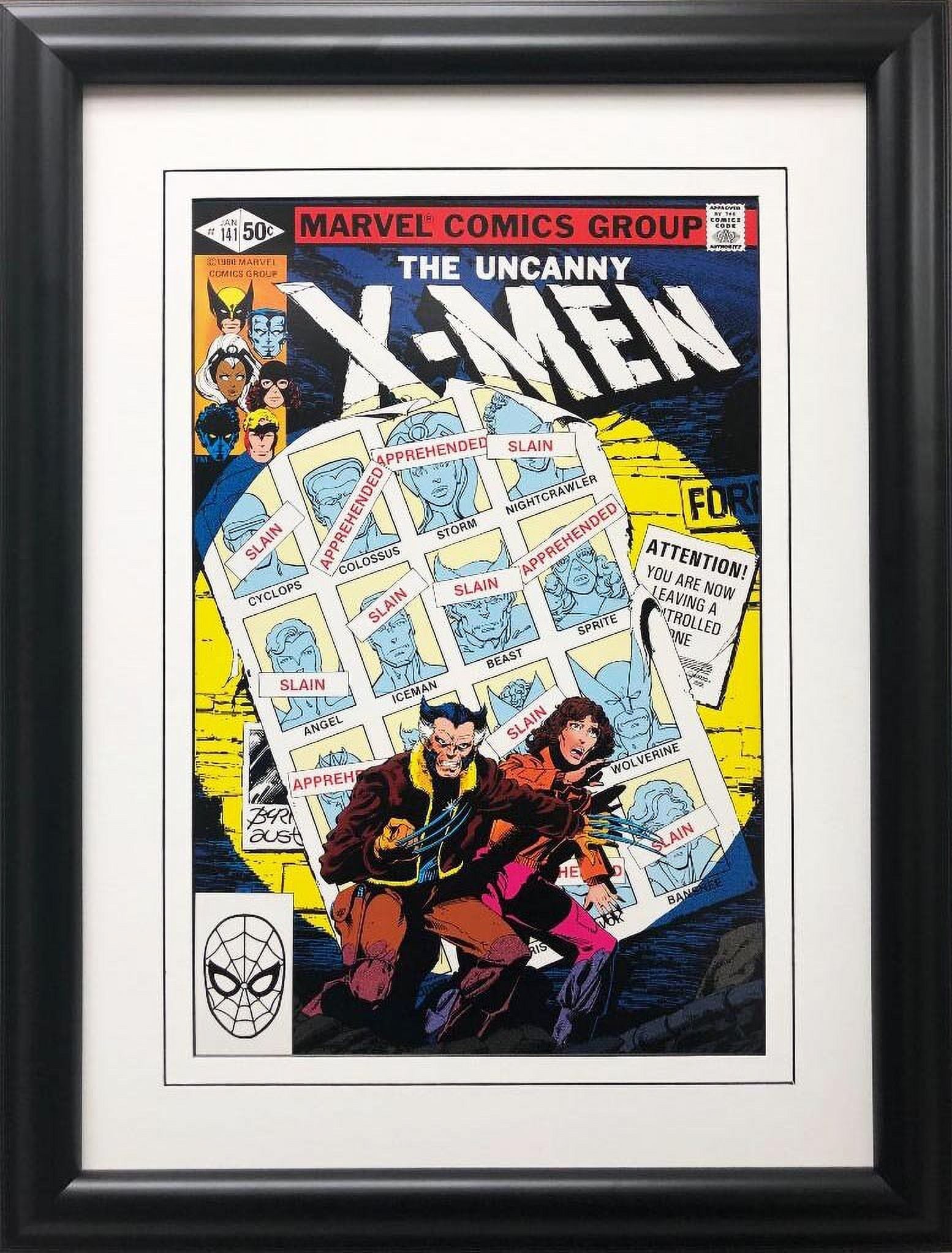 Marvel "The Uncanny X-Men" #141 Framed Comic Poster Generic - Walmart.com