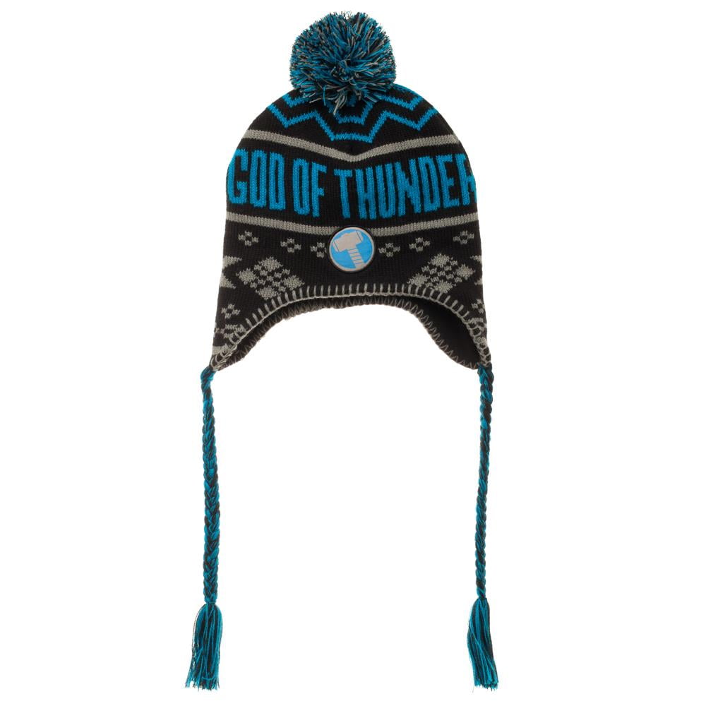 Marvel Thor God of Thunder Men's Laplander Knit Adult Cap - Walmart.com