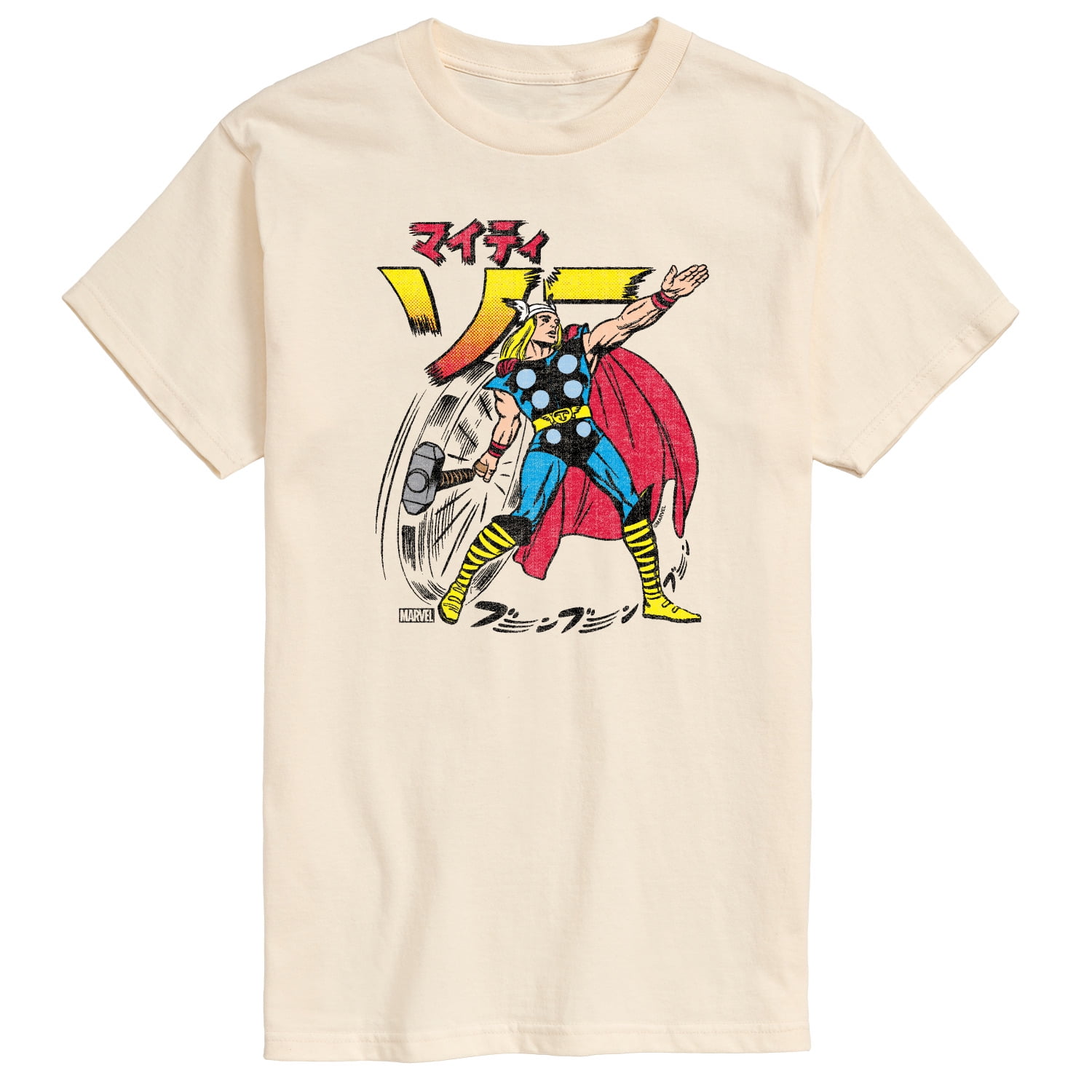 Marvel Thor - Katakana - Men's Short Sleeve Graphic T-Shirt - Walmart.com