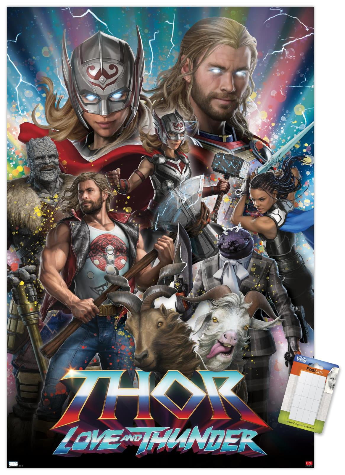 Marvel Thor: Love and Thunder - Amazing Wall Poster, 14.725