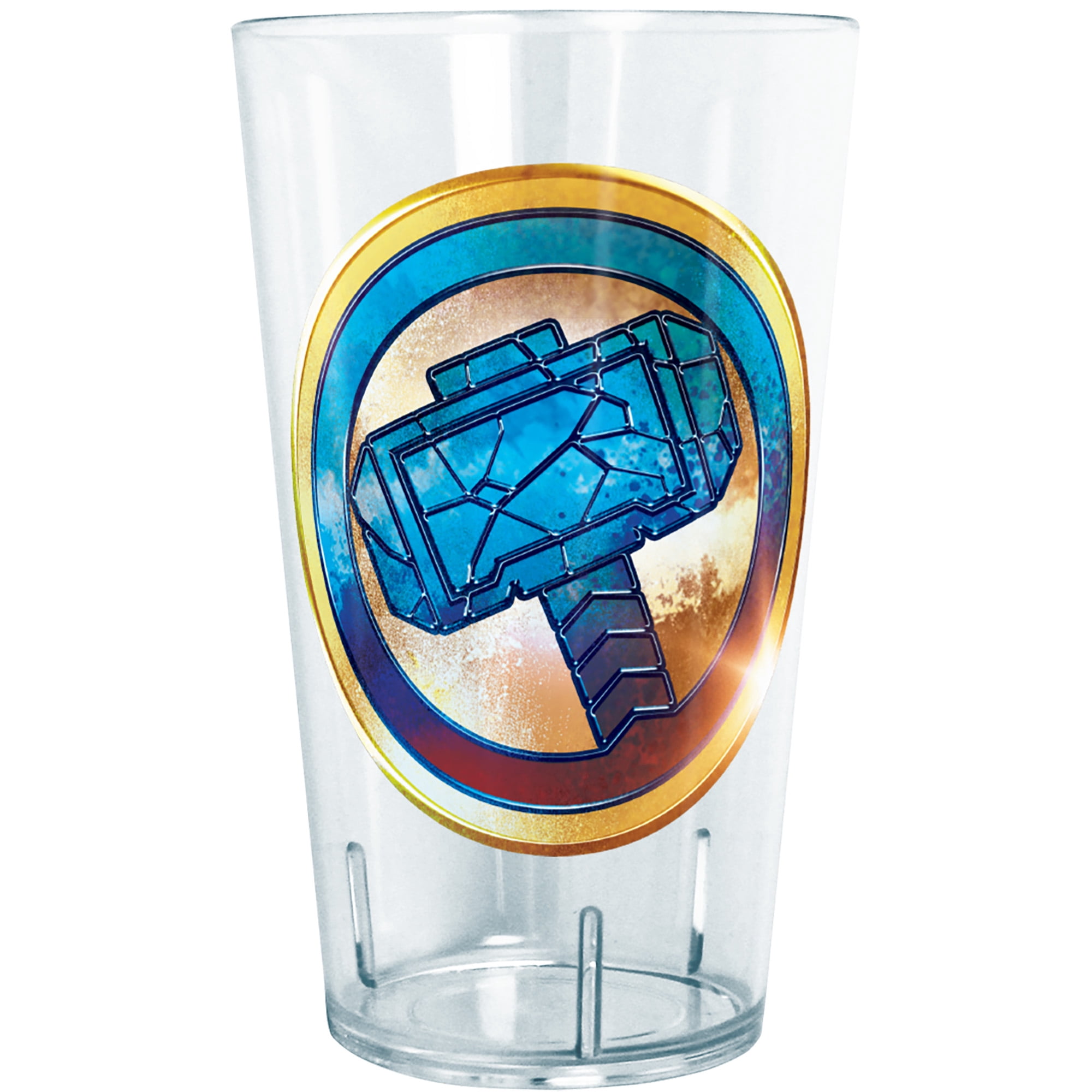 Marvel: Thor: Love and Thunder Cracked Mjolnir Badge Tritan Drinking ...