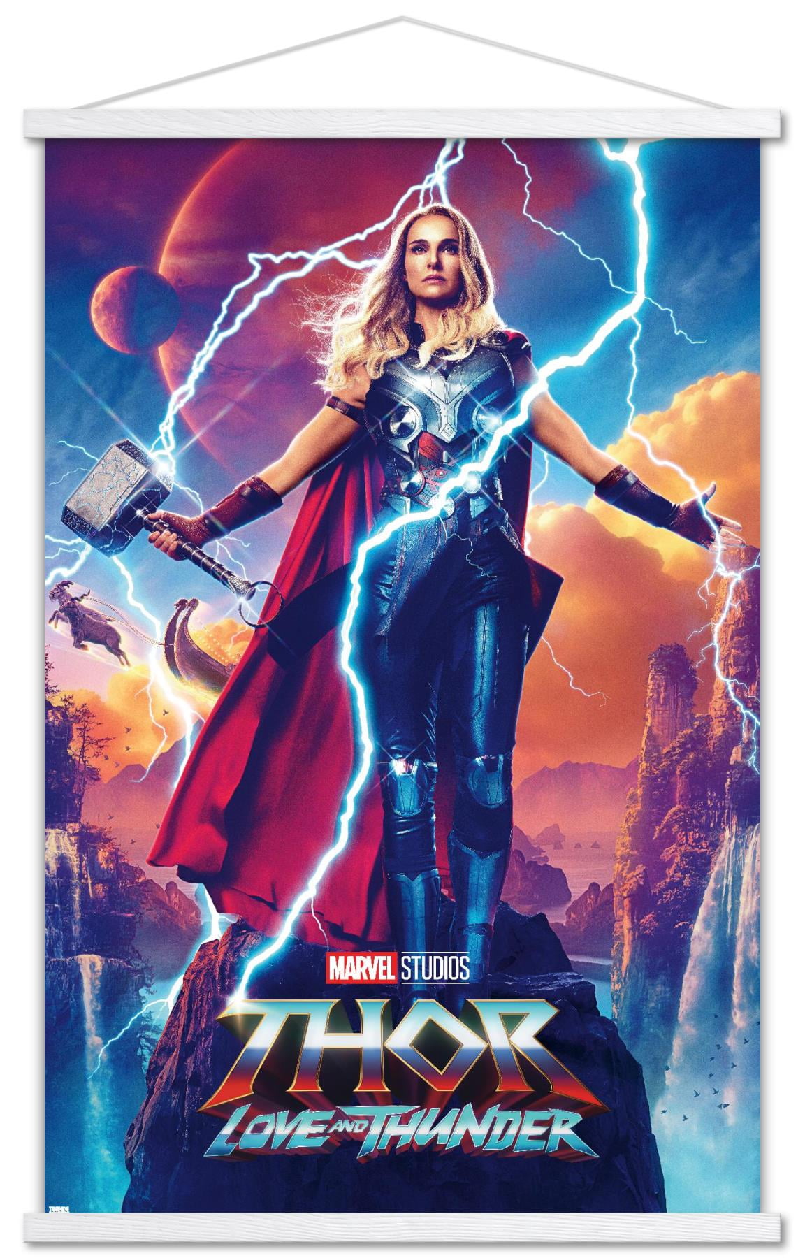 Marvel Thor: Love and Thunder - Jane Foster One Sheet Wall Poster with ...