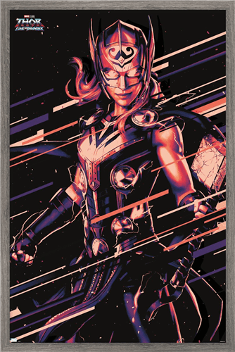Marvel Thor: Love and Thunder - Mighty Thor Wall Poster, 14.725" x 22. ...