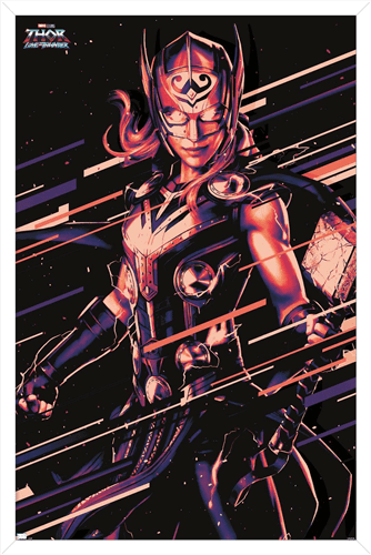 Marvel Thor: Love and Thunder - Mighty Thor Wall Poster, 22.375" x 34 ...