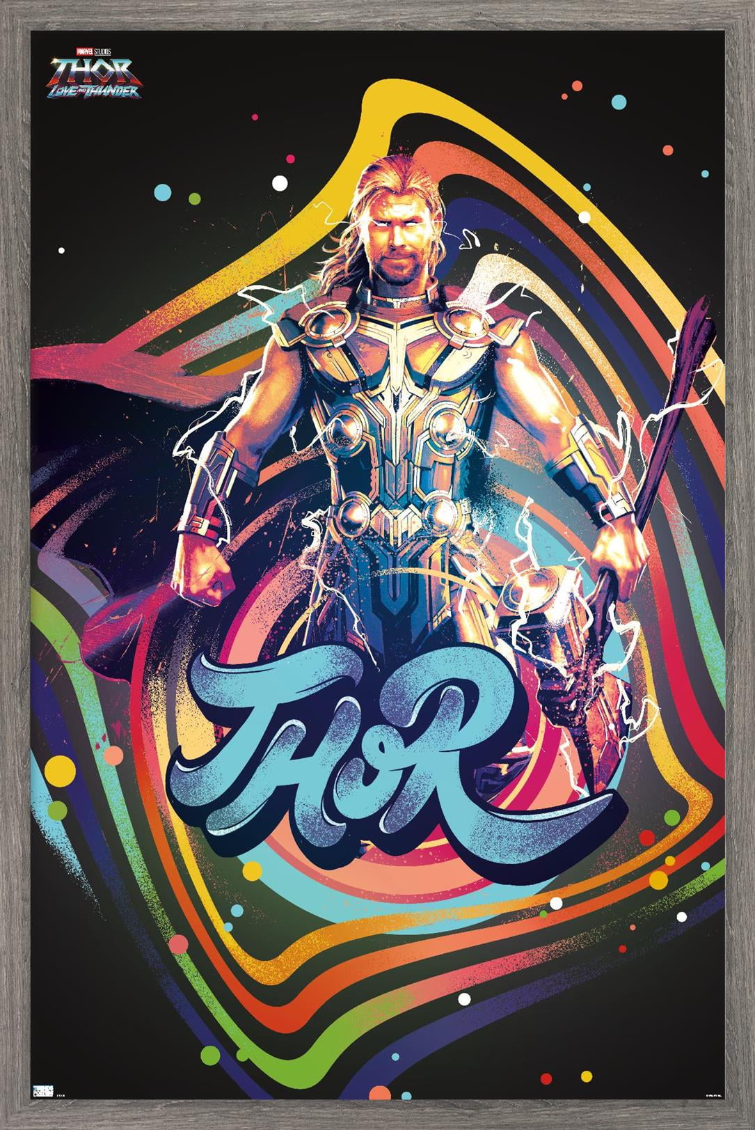 Marvel Thor: Love and Thunder - Squares Wall Poster, 22.375