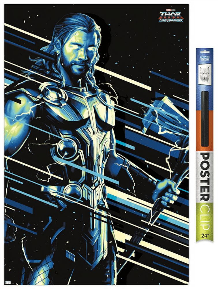 Marvel Thor: Love and Thunder - Thor Wall Poster, 22.375" x 34 ...
