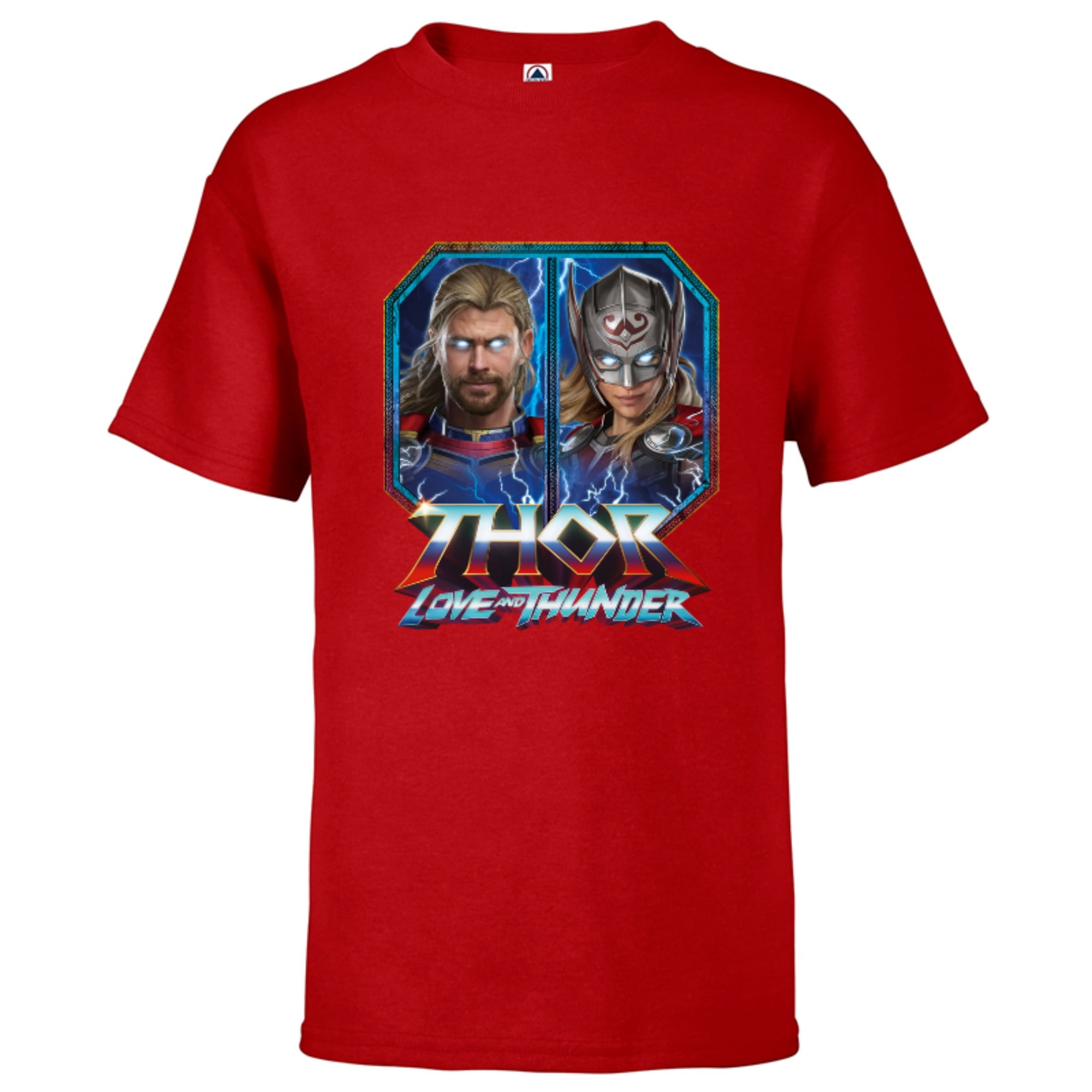 Marvel Thor: Love and Thunder Thor and Mighty Thor - Short Sleeve T ...