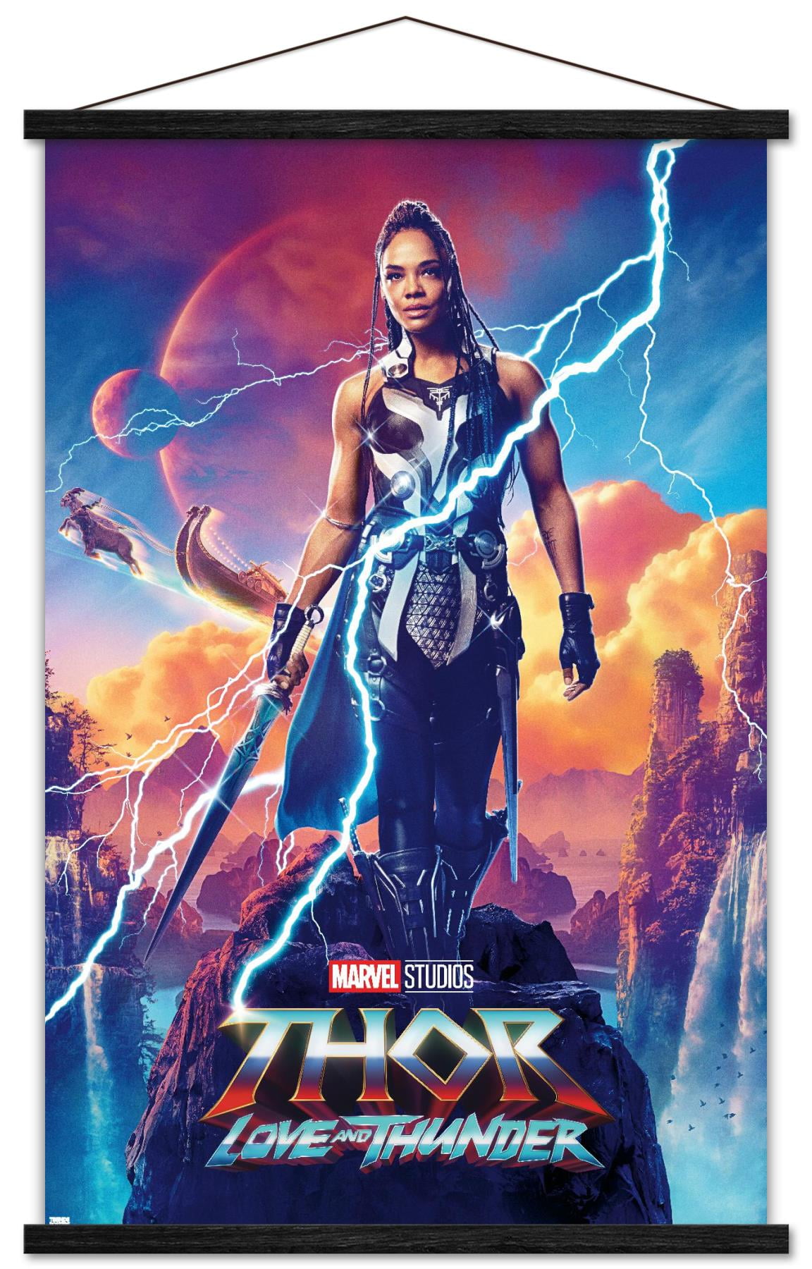Marvel Thor: Love and Thunder - Valkyrie One Sheet Wall Poster with ...