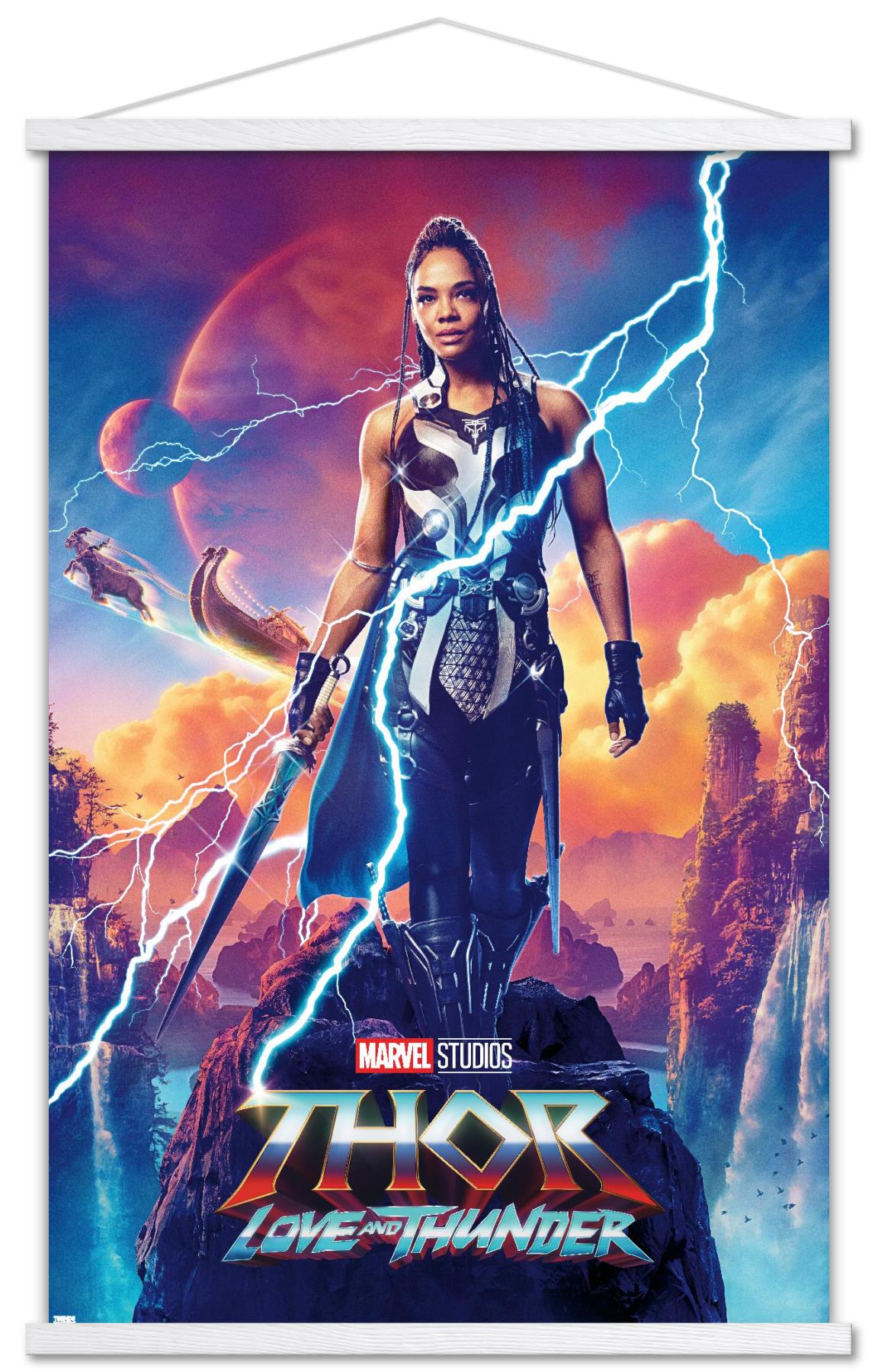 Marvel Thor: Love and Thunder - Valkyrie One Sheet Wall Poster with ...