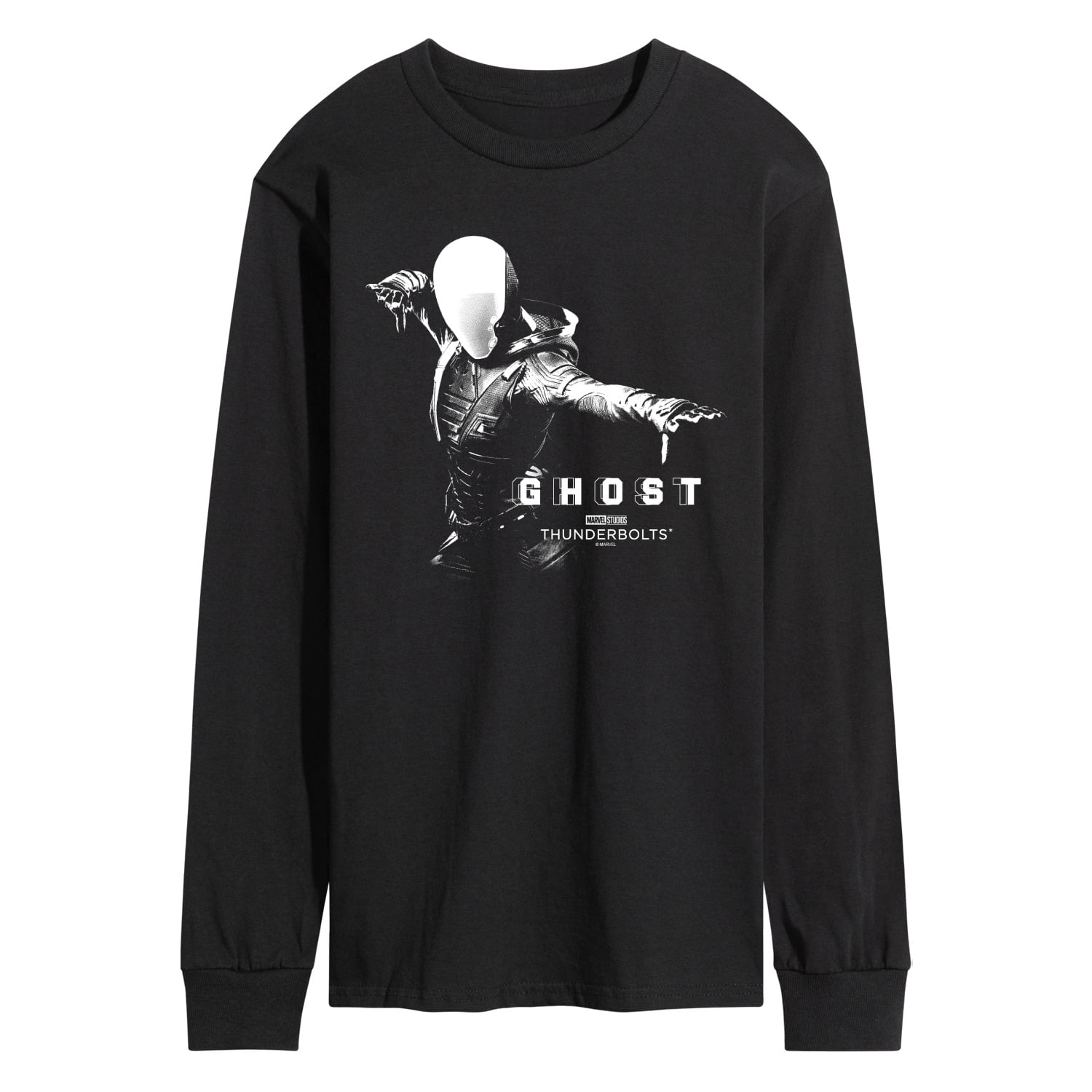 Marvel - Thunderbolts Ghost Silhouette - Men's Long Sleeve Graphic T ...