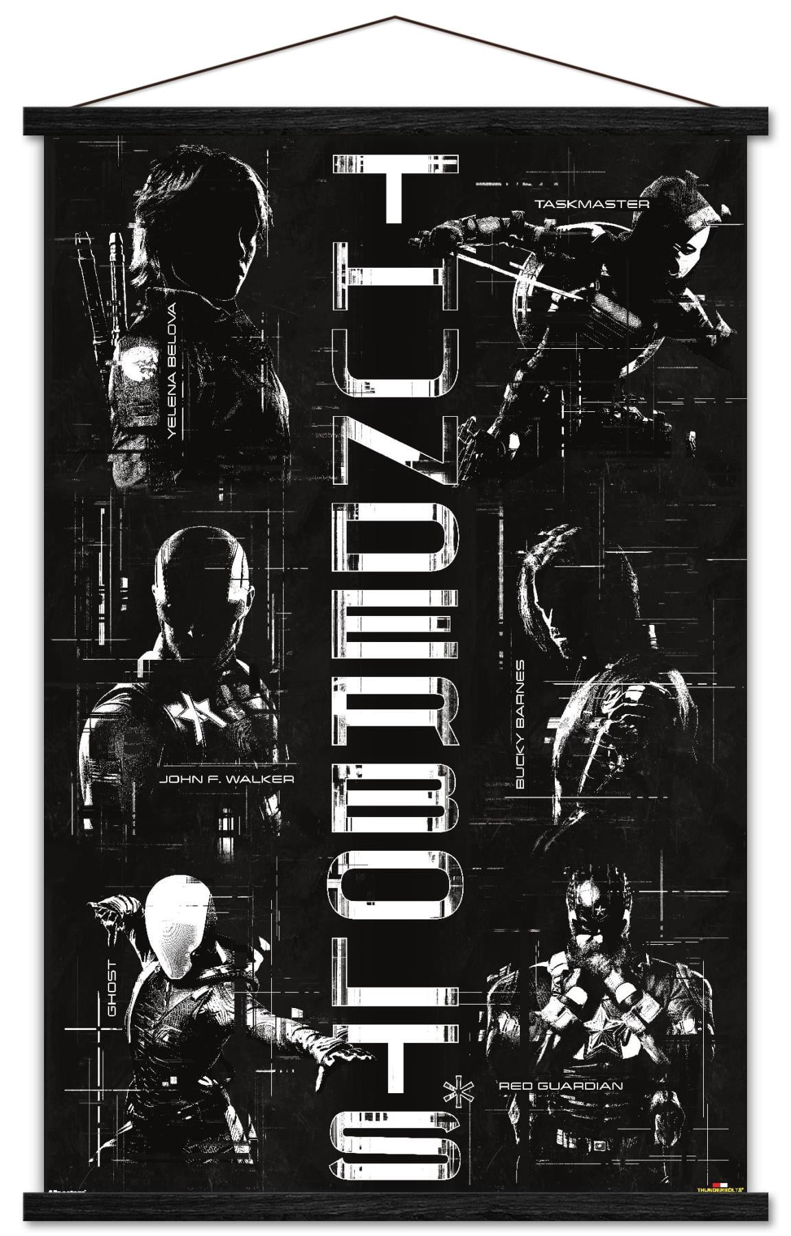 Marvel Thunderbolts* - Grid Wall Poster with Magnetic Frame, 22.375" x ...