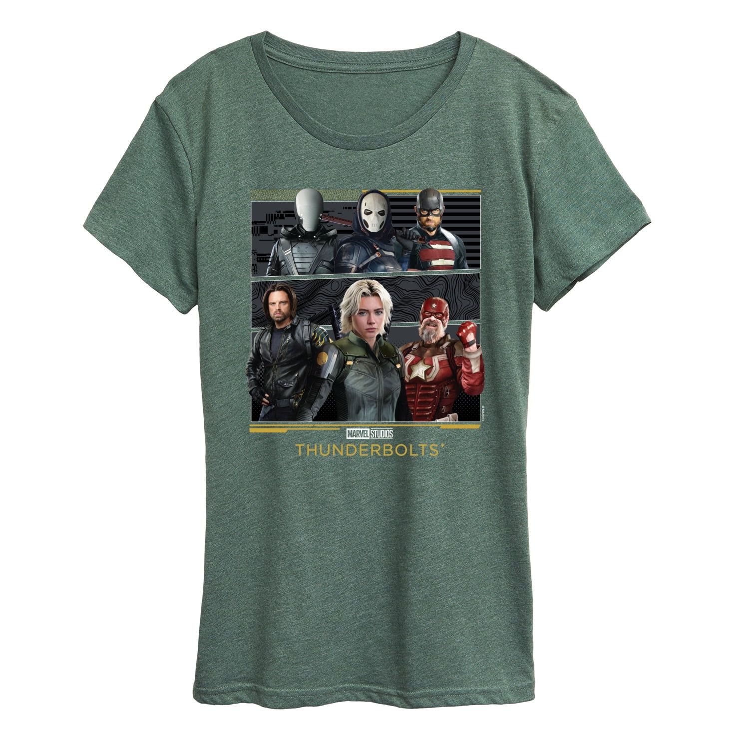 Marvel - Thunderbolts Grid - Women's Short Sleeve Graphic T-Shirt ...