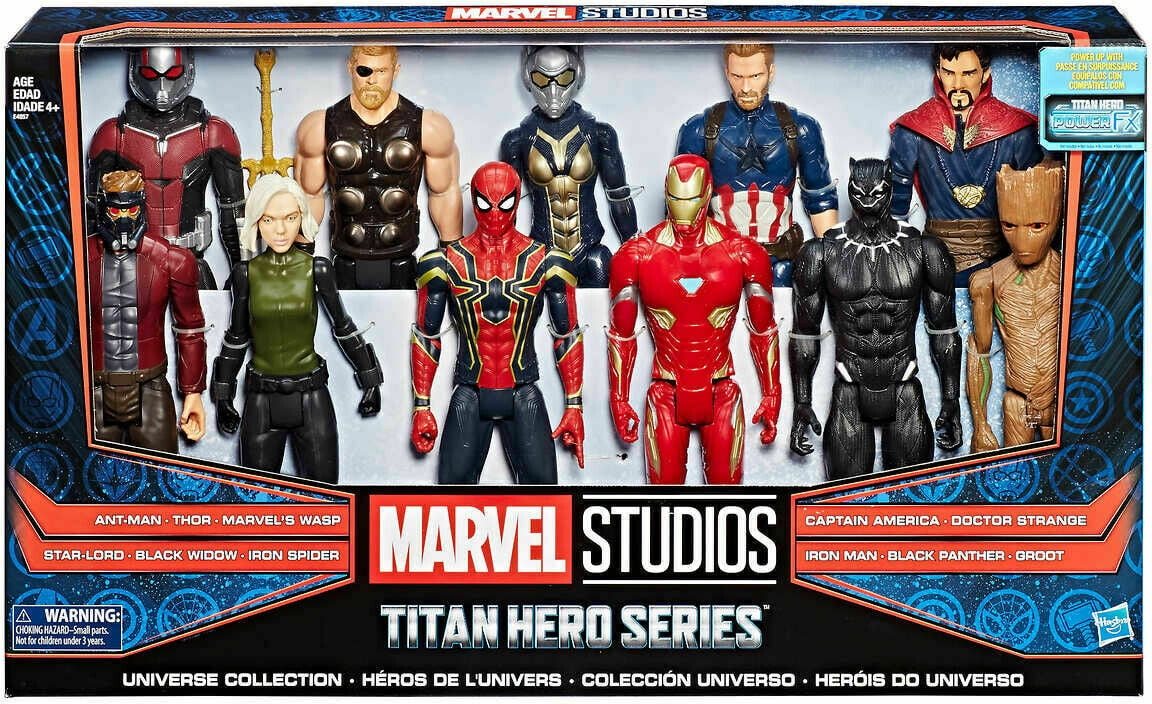 Marvel Titan Hero 11 Pack Action Figures 12 inch Movie Inspired Design