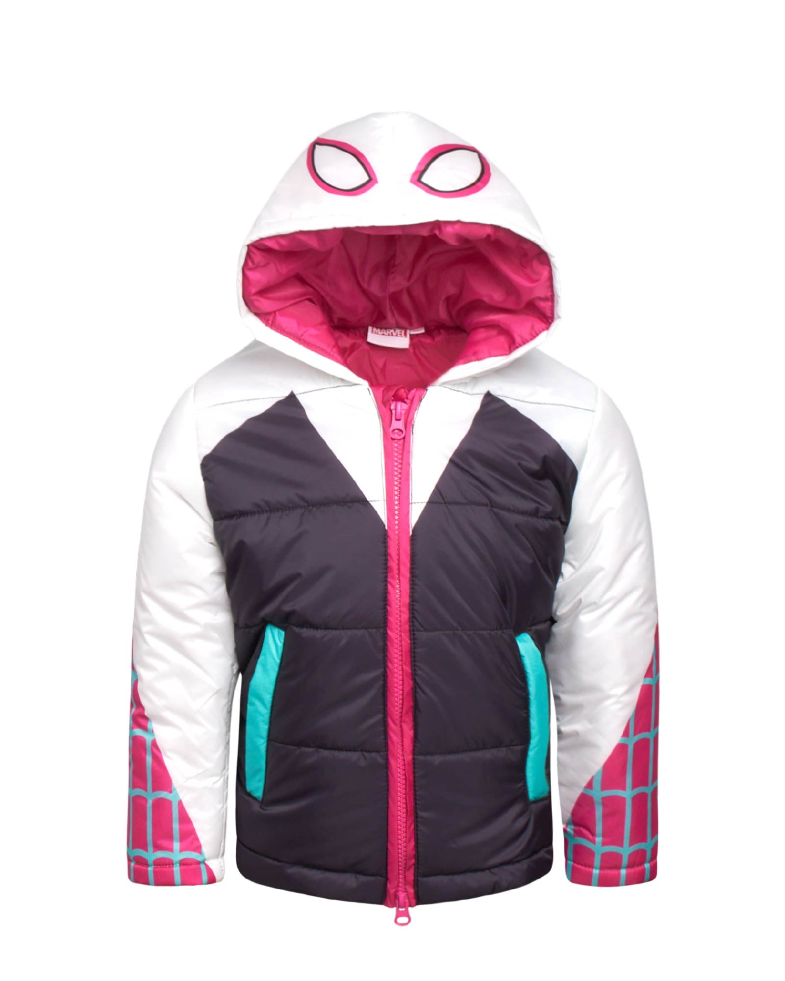 Marvel Little Boys' Puffer Jacket - Spider-Man, Miles, and Spider Gwen ...