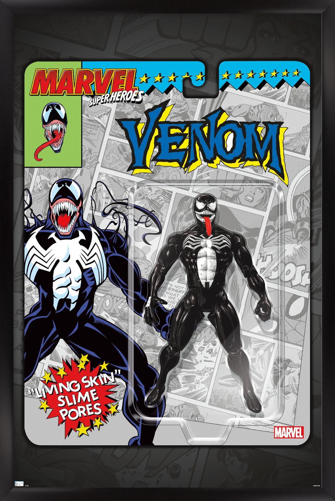 Marvel Toy Vault - Venom Wall Poster, 22.375" x 34" Framed - Walmart.com