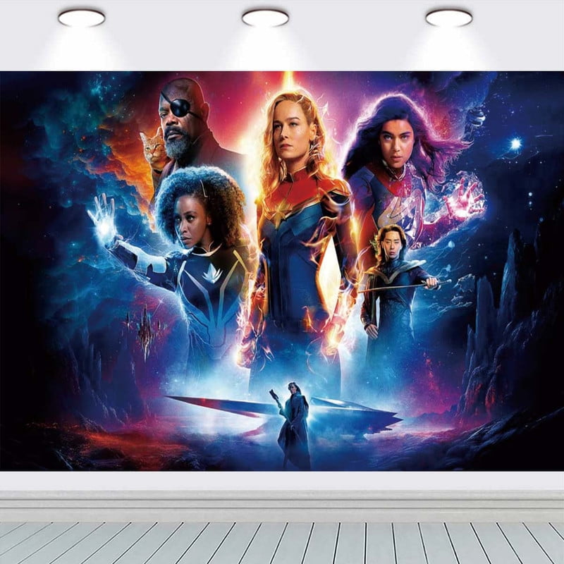 Marvel Trailers Party Supplies Background Backdrop Taspestry Banner ...